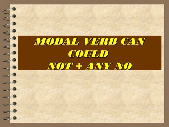 English: Modals | PPT