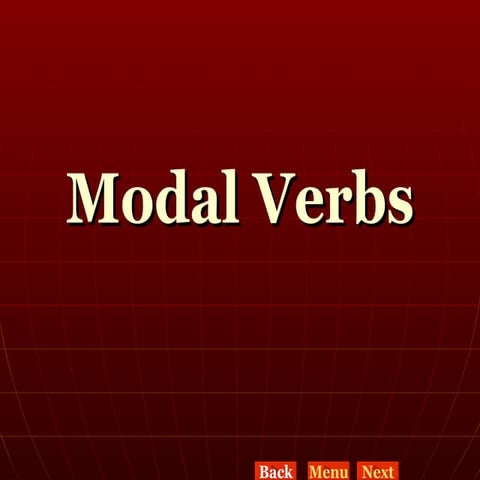 Modal Verbs | PPT