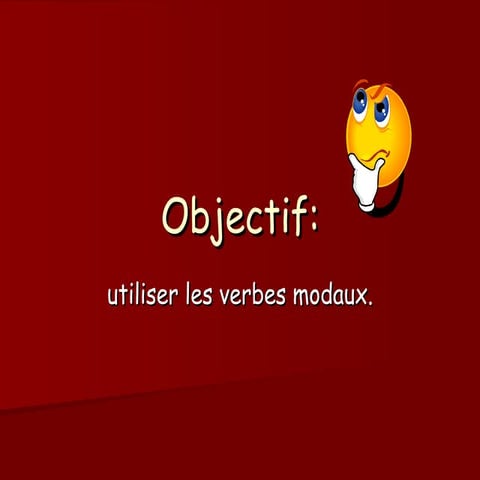 French Modal Verbs | PPT