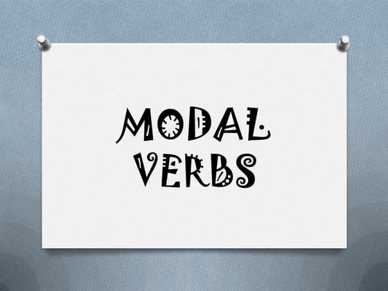 Modals class 10 | PPTX