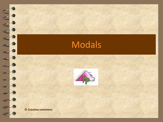English: Modals | PPT