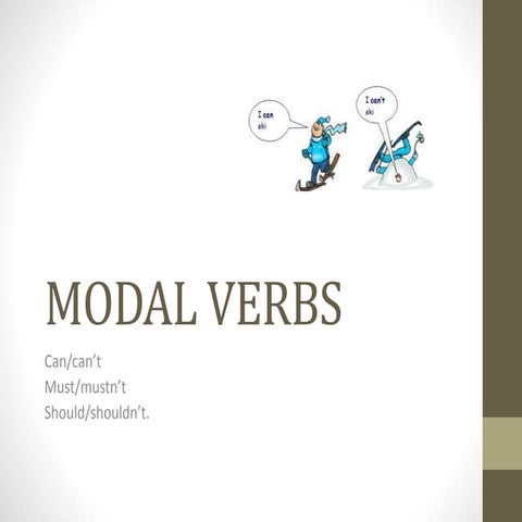 Modal verbs | PPT