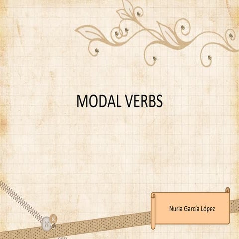 Modal verbs explanation 4 eso modal perfects | PPT