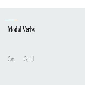 types of modal verbs grade 9 english quarter 1 | PPTX