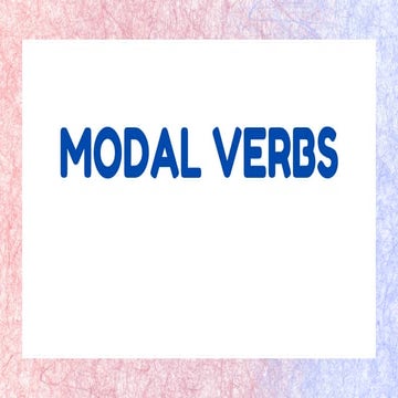 Modal Verbs clases de inglés A2 universidad | PDF