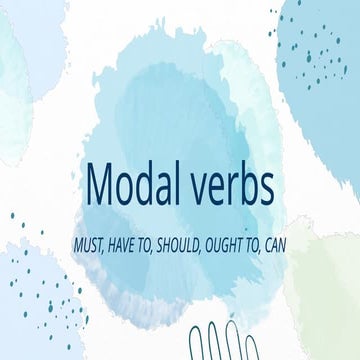 Modal Verbs- Must, have to, should, can B1.pptx