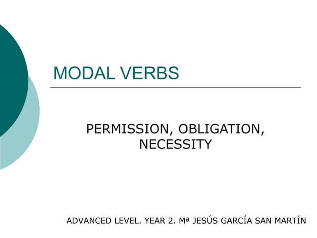Modal verbs Role-Play Activity | PPT
