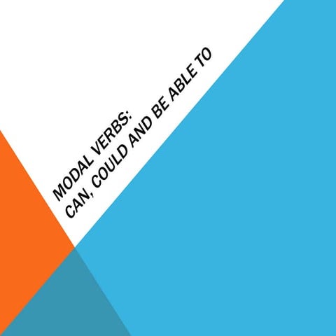 CAN - COULD | PPTX