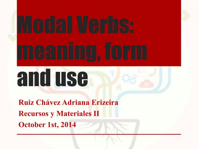 Grammar modal verbs i | PDF