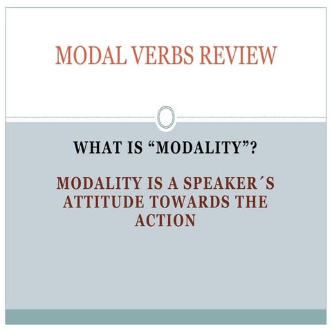 Modal verbs review | PPTX