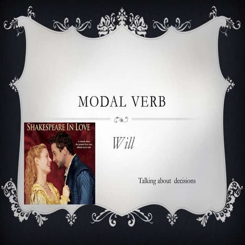 Modal verb will future | PPT