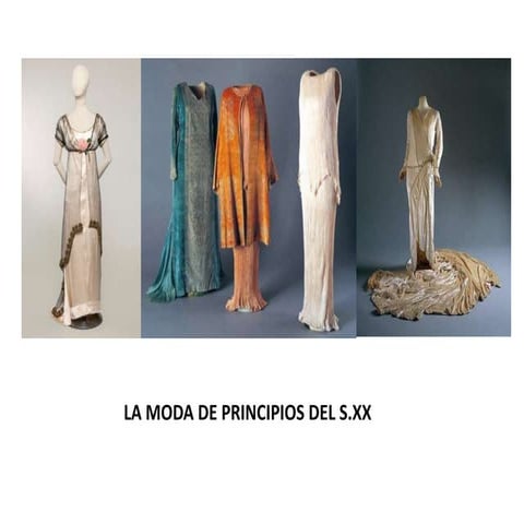 La moda de principios del S.XX