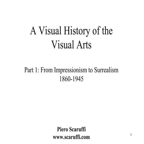 A Visual History of the Visual Arts - Part 1 | PDF