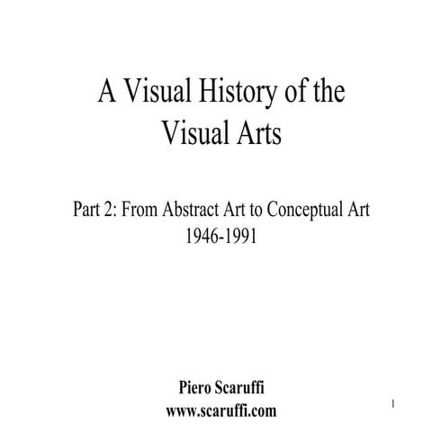 A Visual History of the Visual Arts - Part 2 | PDF