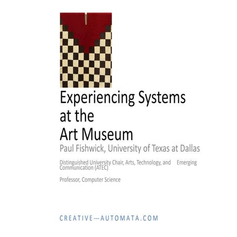 System Modeling at the Art Museum | PPT