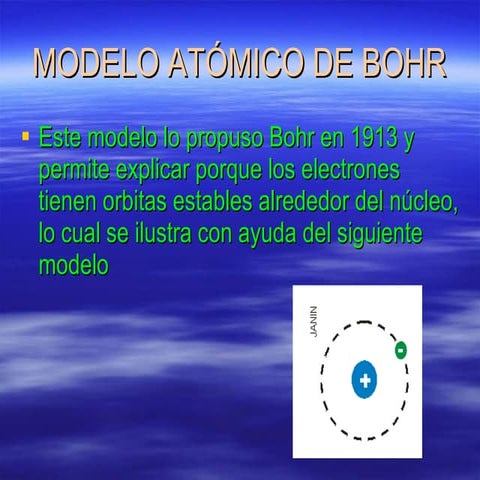 Modelo Atómico De Bohr: Descripción General Y Ejemplos