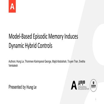 Model Based Episodic Memory | PPT
