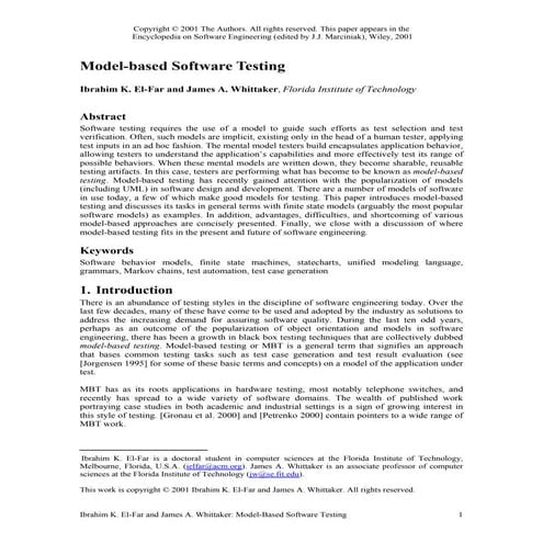 Model Based Software Testing Pdf