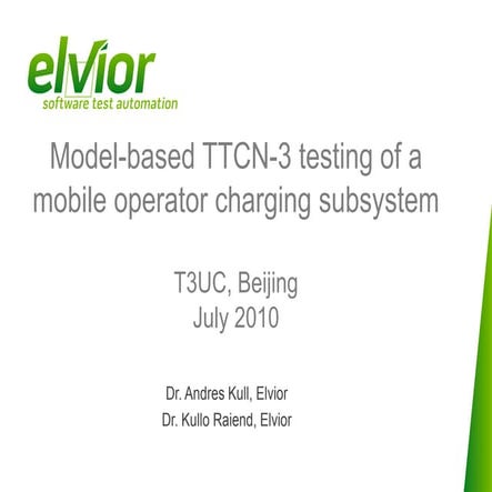 Model Based Ttcn 3 Testing Of A Mobile Operator Charging Pdf Web