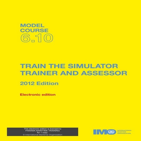 IMO Model Course 6.10 Edition 2012 | PDF