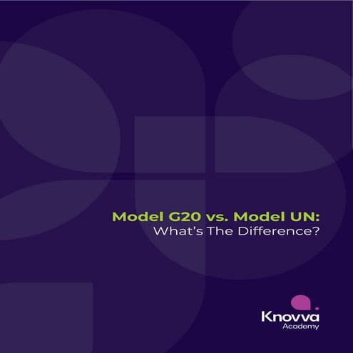 Model G20 vs Model UN | PDF