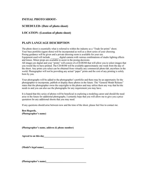 Model copyright transfer form | PDF