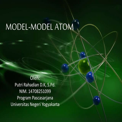 14708251099_Putri Rahadian_Model model atom | PPTX