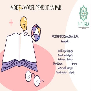 Model-Model Participatory Action Research | PPTX