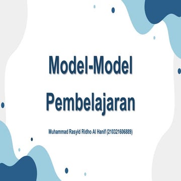 Model-Model Pembelajaran.pptx