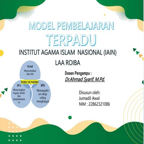 Model pembelajaran-terpadu-immersed | DOCX