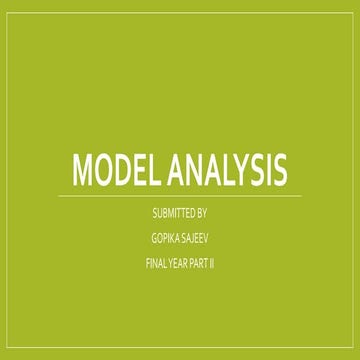 model-analysis | PDF