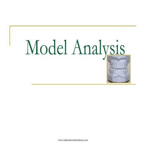 Model analysis final | PPT