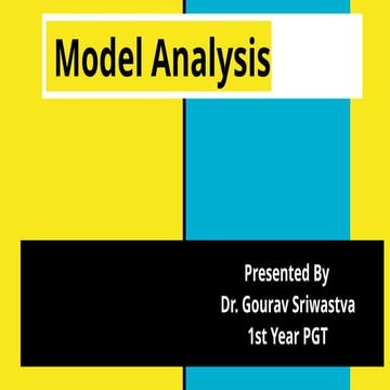 Model analysis in orthodontics | PPTX