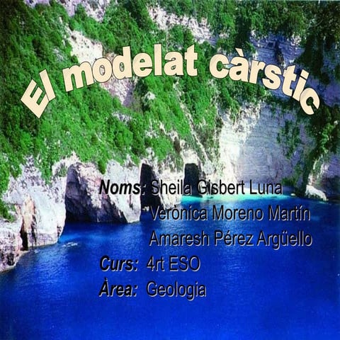 Modelat CàRstic | PPT
