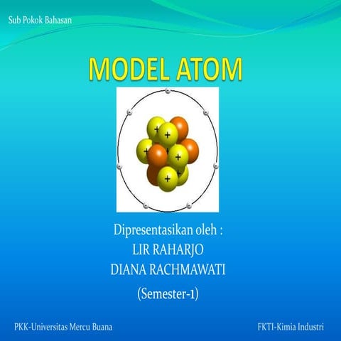 Model atom | PPTX