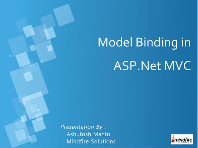 Model Binding In Aspnet Mvc Ppt 2498