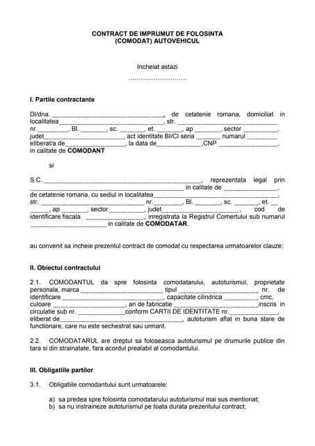 FISA DE INMATRICULARE AUTO | PDF