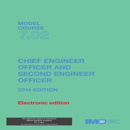 IMO Model Course 7.02 Edition 2014 | PDF