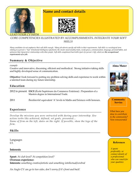 ECE model CV. Use this as a model. You can do even better! | PDF