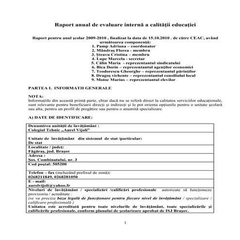 Model de raei inaintat la aracip(2) | DOC