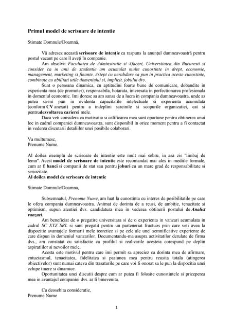 Referat necesitate model | DOC