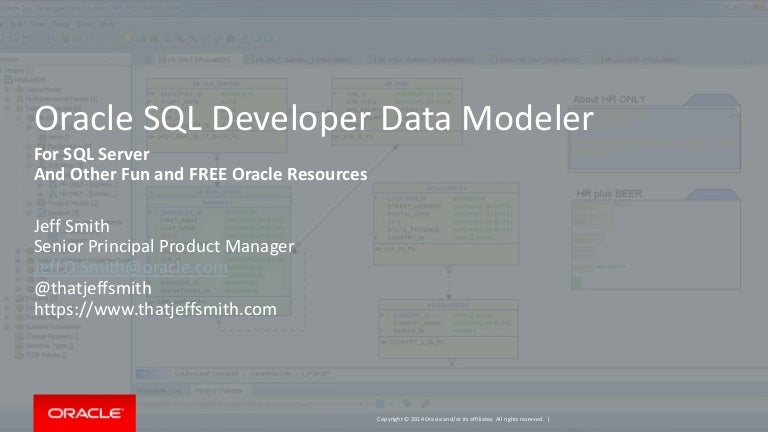 Oracle SQL Developer Data Modeler - for SQL Server