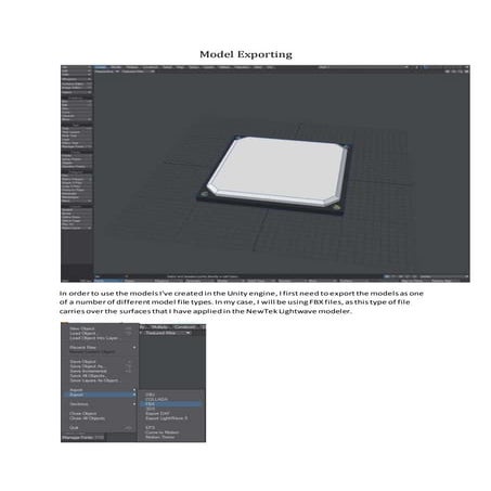 Model exporting | PDF