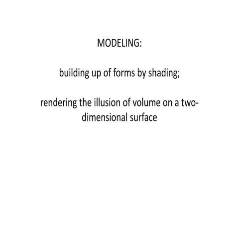 Modeling | PPT