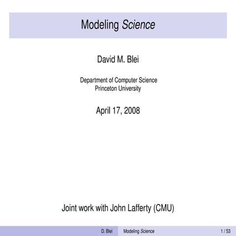 Modeling science | PDF