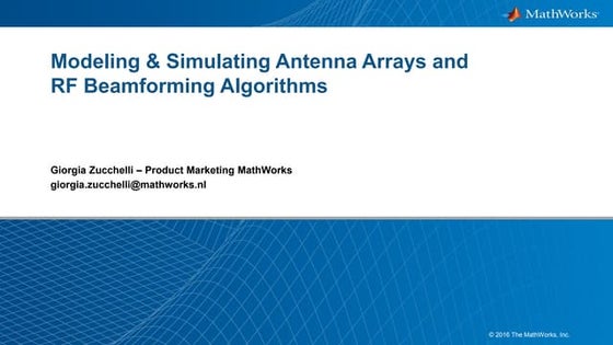 Antennas and Antenna Arrays Design and Analysis with MATLAB | PDF