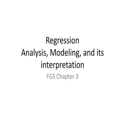 Modeling and interpretation | PPT