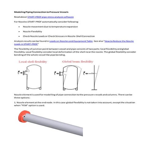Modeling piping connection to pressure vessels | DOCX