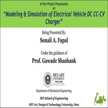 Modeling & Simulation of Electrical Vehicle DC Constant CC-CV Fast ...