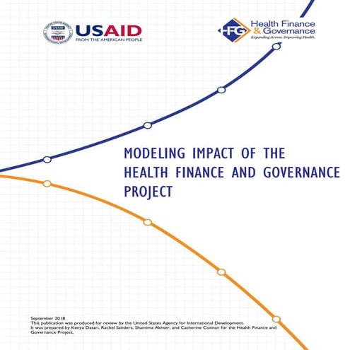 Modeling the impact of the health finance and governance project | PDF